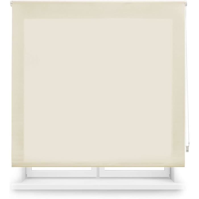Ara | Store Enrouleur Translucide Uni - Beige, 100 X 175 Cm (Largeur X ...