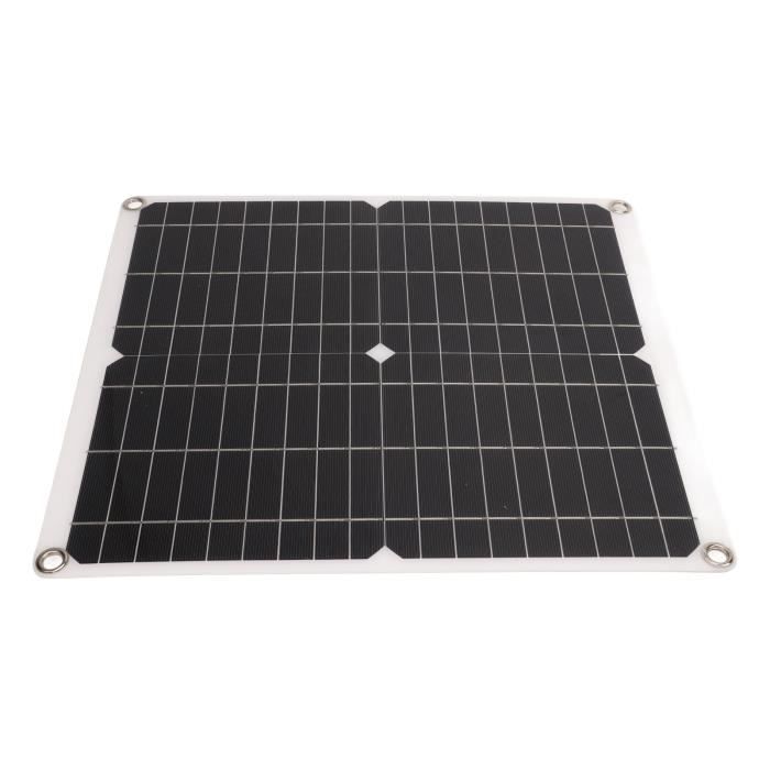 Tbest Kit de panneau solaire portable 25W 15V Kit de Panneau Solaire, Chargeur Solaire en ...