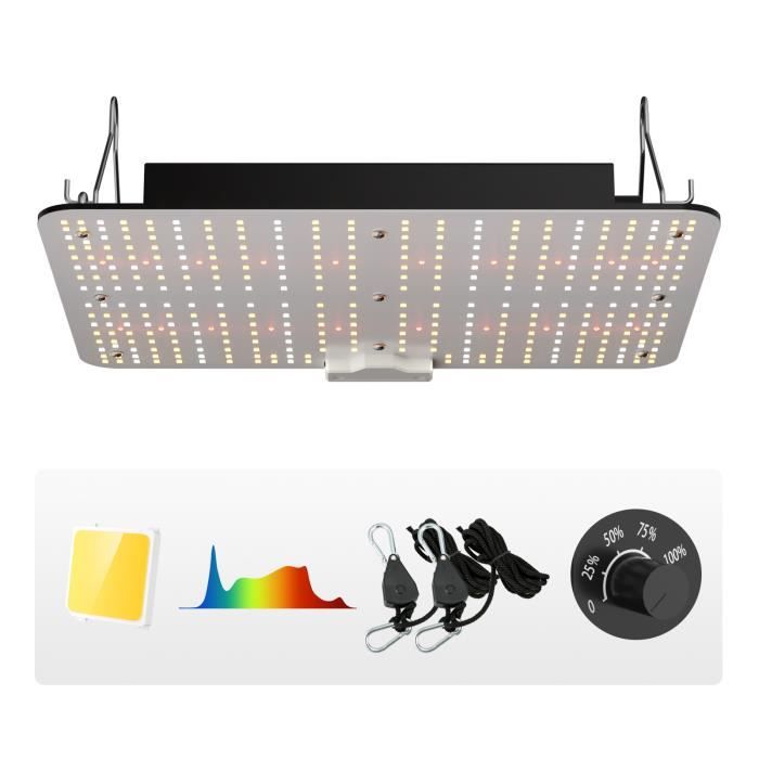 VEVOR Lampe Croissance Plante LED Panneau Quantum Horticole Spectre ...