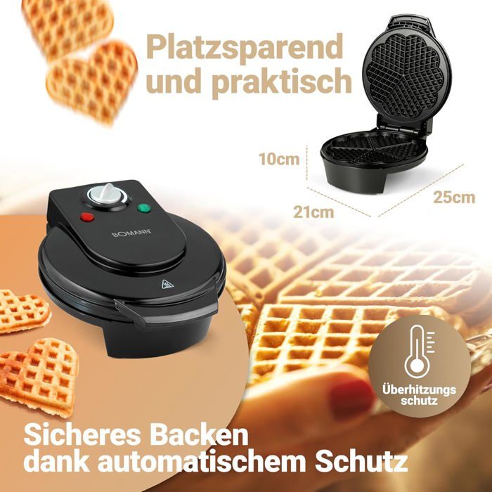 Gaufrier Électrique - Machine À Gaufre - Gaufrier En Acier Inoxydable ...