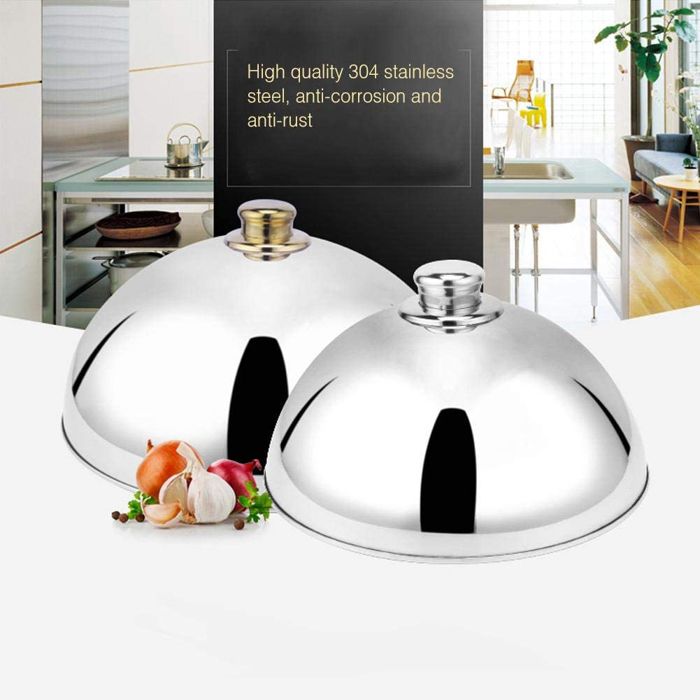 ARAMOX Couvercle alimentaire cloche Cloche en acier inoxydable ...