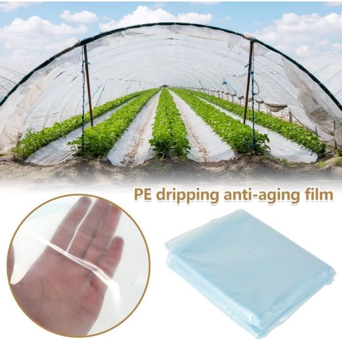 Film de Serre Serre de Jardin Tunnel Bache pour Serre Tunnel Serre ...