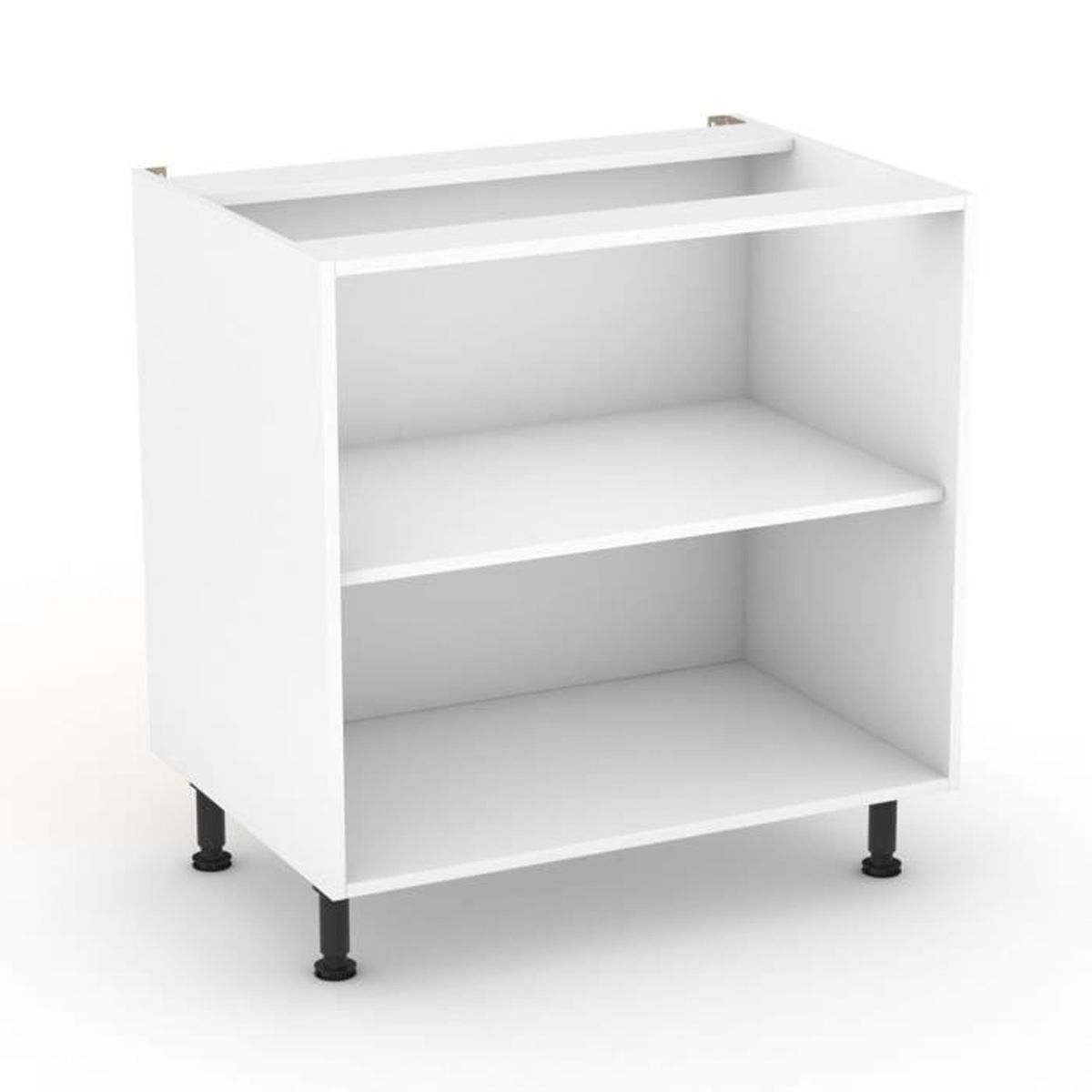 Caisson Bas Caisson de cuisine bas blanc L80cm - Cdiscount Maison