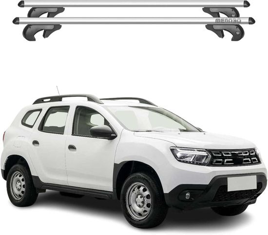 Barres de Toit transles Compatible avec Dacia Duster 2018-2020 90kg Alu ...