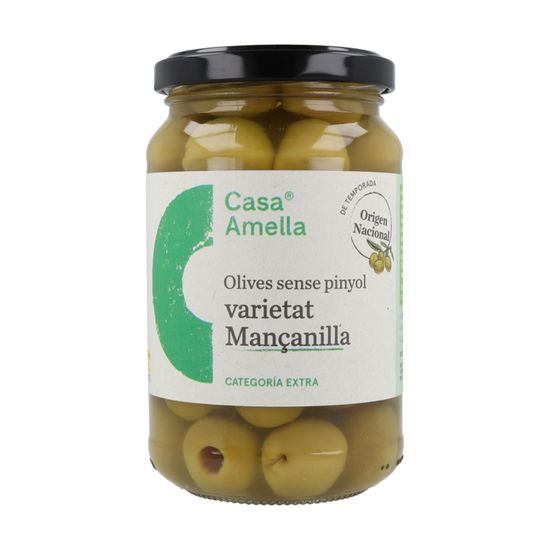 CASA AMELLA - Olives manzanilla vertes dénoyautées 360 g - Cdiscount Au ...