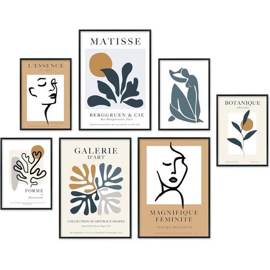 Lot De 7 Posters De Qualité Supérieure - 7 Images Assorties Dans Un ...