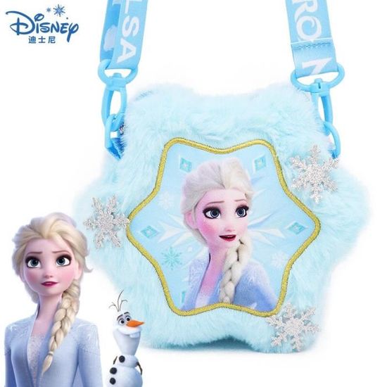 Cartable CRAZE DC9Y9 FROZEN 2 handbags Cartoon Elsa plush Canvas Wide ...