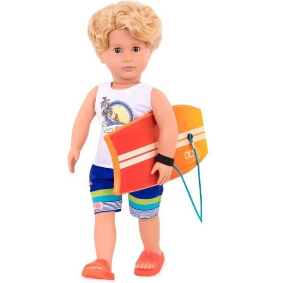 Our Generation Poupée Gabe Boy avec Planche de Surf 46 cm - Cdiscount ...