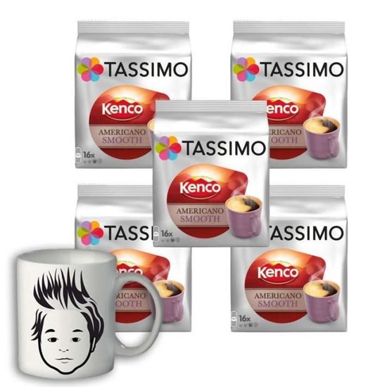 5 Tassimo Kenco Americano Smooth + Mug - Cdiscount Au quotidien