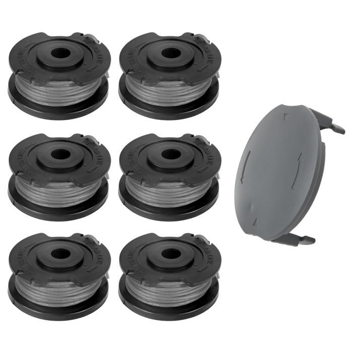 Bobine Rechange pour Bosch EasyGrassCut, 6 Pièces Ø1,65mm 6m Coupe Bordure Bobine F016800569 ...