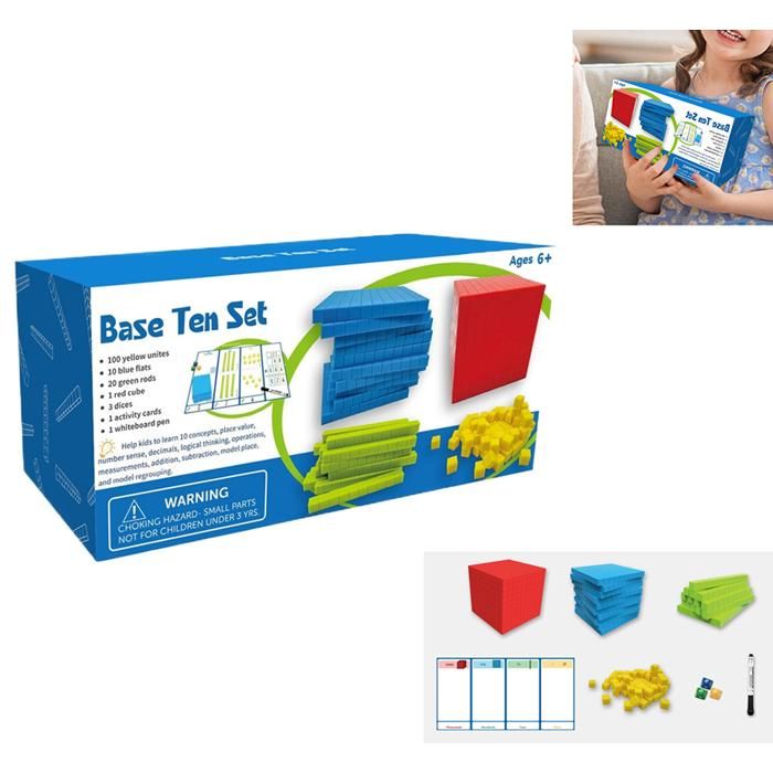 MATHEMATIQUES Kit D'Apprentissage Mathématique En 3D, Cubes Unités ...