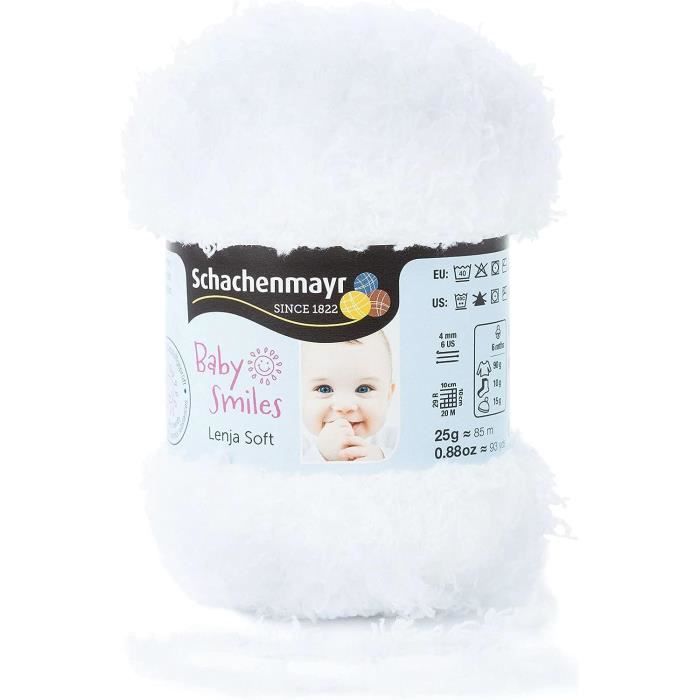 Baby Smiles Lenja Soft, 25G Weiß Fils À Tricoter[x2169] - Cdiscount ...