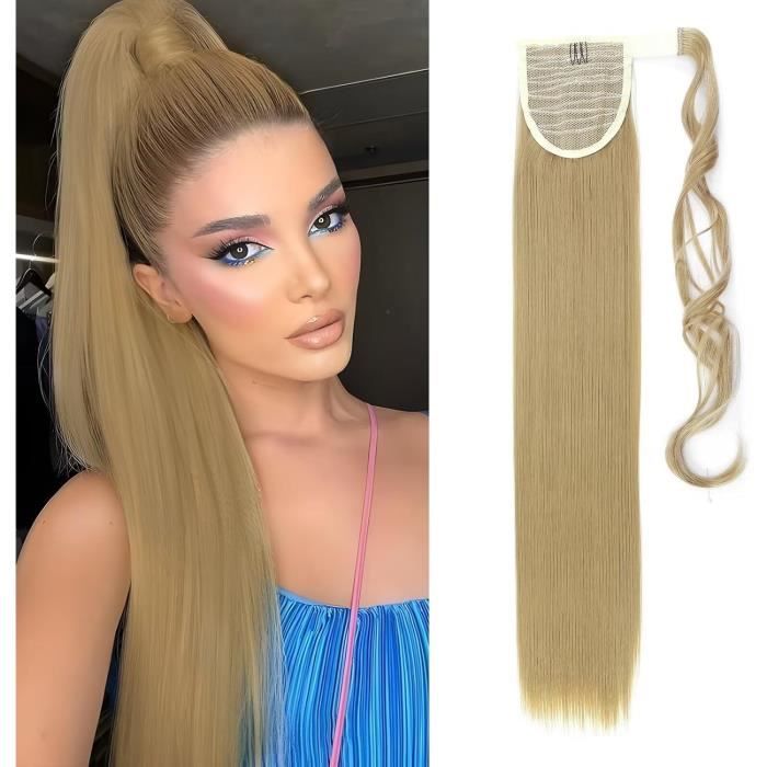 26 Pouces Postiche Queue De Cheval Longue Wrap Around Ponytail ...