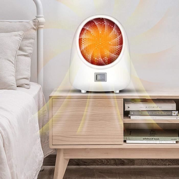 Mini radiateur soufflant,Mini Chauffage Électrique Portatif Céramique ...
