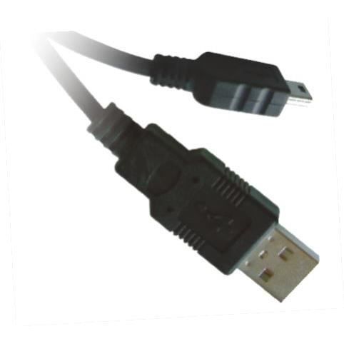 Cordon USB vers mini USB 2.0m noir - Cdiscount Téléphonie