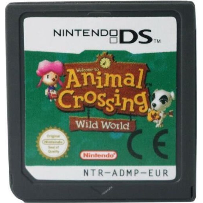 DS Game Cartridge Console Carte Animal Crossing Wild World EU Langue ...