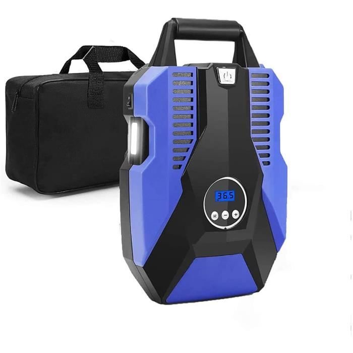 COMPRESSEUR AUTO Compresseur D'air Voiture électrique Portatif Digital ...