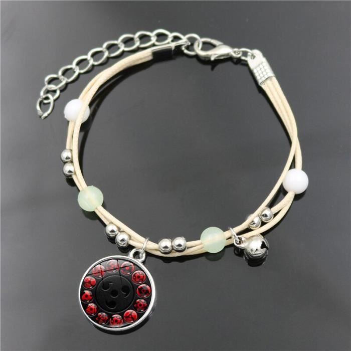 Sharingan Bracelet en corde pour et perles lumineuses pour les yeux de ...