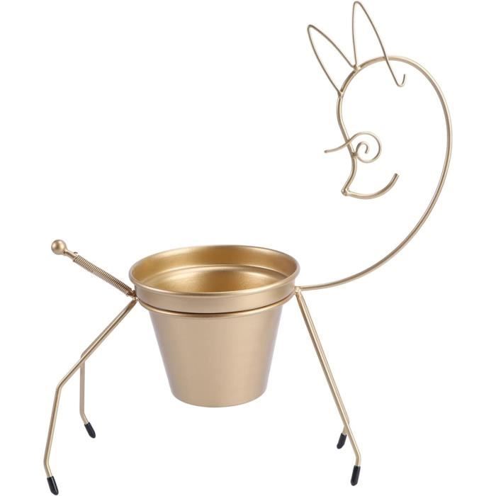 1 Pc Pot De Fleur En Fer Décoration De Table Pot De Fleurs Pot De ...