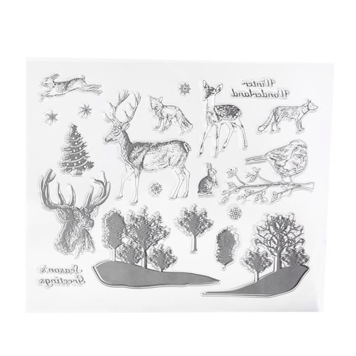 Tampon Transparent Transparent Tampons En Silicone Pour Album à Faire ...