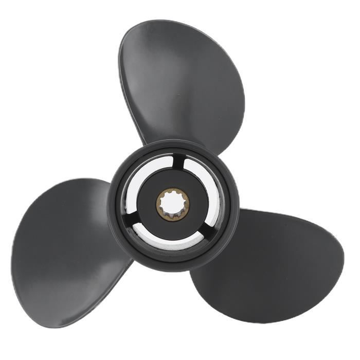 Hélice hors-bord - GAROSA - 9 7/8 po - 11 po - Aluminium - 3 pales - 20 ...