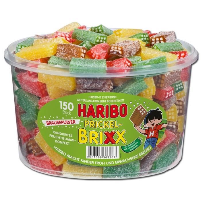Haribo Brixx, gomme de fruits aigre, 150 pièces - Cdiscount Au quotidien