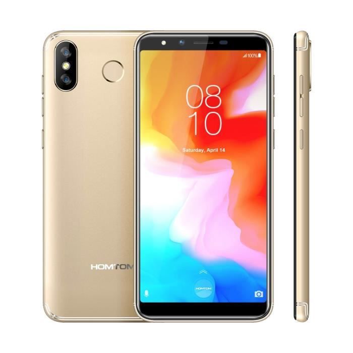 HOMTOM H5 3GB 32GB Téléphone Mobile 3300mAh Charge Rapide Android8.1 5. ...