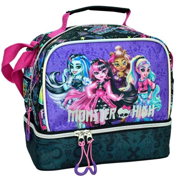 Sac goûter - MONSTER HIGH - 21 CM - 1 compartiment zip - Mixte - Enfant ...