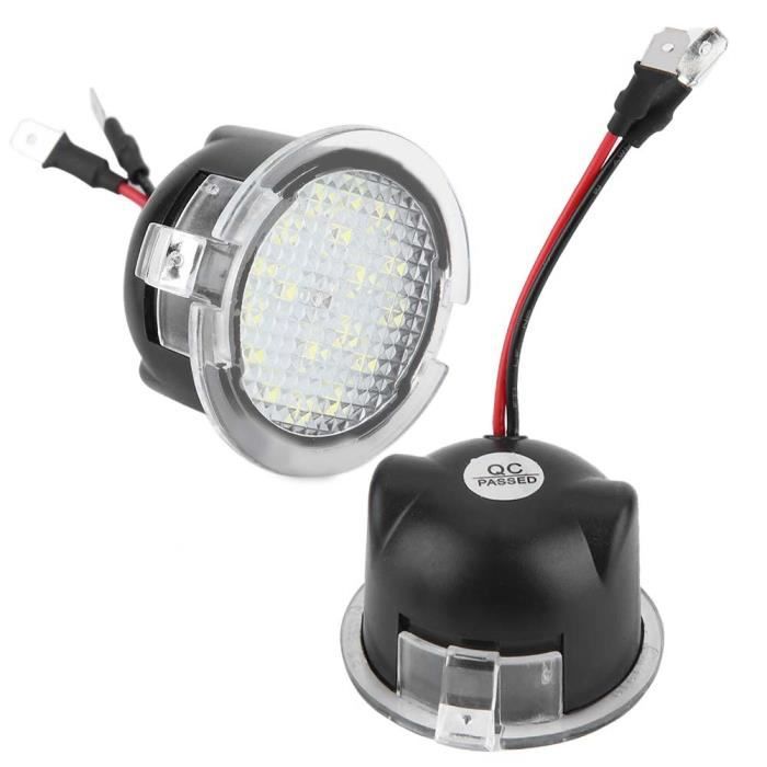 LEX Lumière de flaque de miroir 18 LED 1.8w simple droite et gauche ...