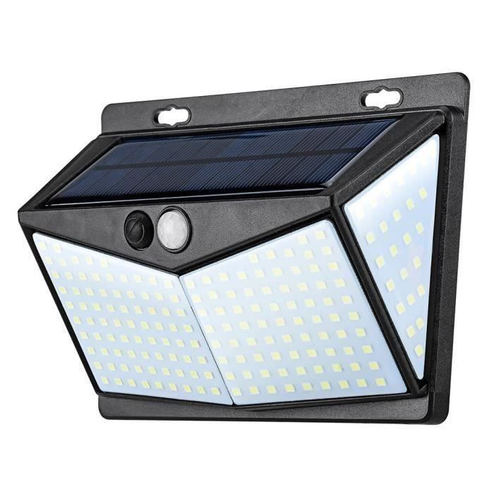 Activité-208LED Solar Power PIR Motion Sensor Wall Light Outdoor Garden Street Lamp 732 ...