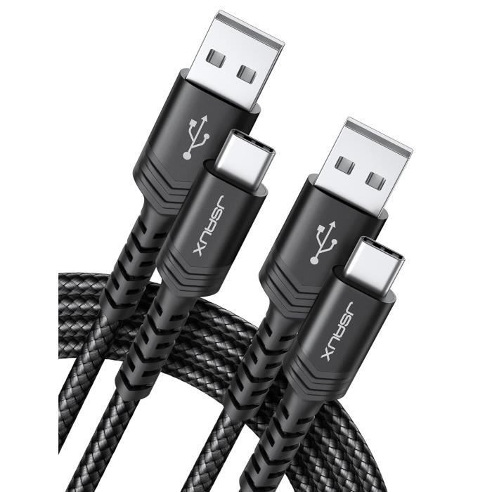 Câble Usbc Charge Rapide [Lot De 2, 2M+2M] 3,1A Cable Usb Type C ...