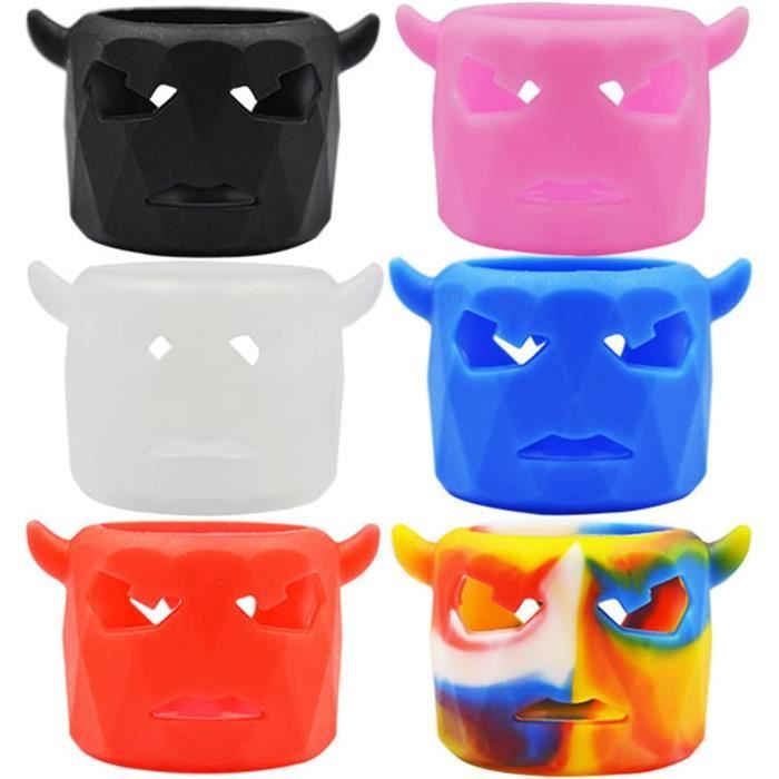 CREPUSCOLO Lot de 6 anneaux Vape Band - En silicone - Anti-chocs - Pour ...