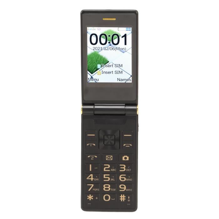 Vvikizy Retourner le téléphone portable Flip 3G Seniors Phone 3,0 ...