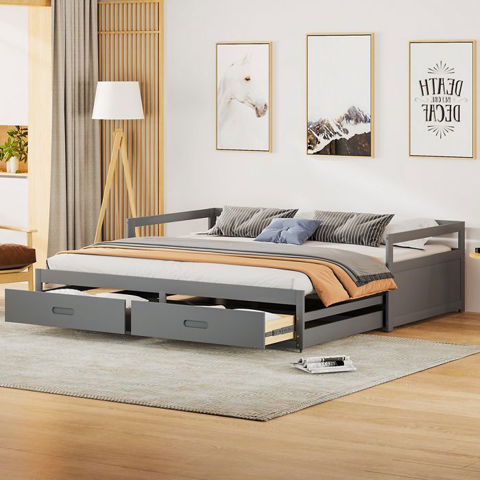 Structure de lit Nouveau Premium sense 90 180 * 200cm canapé - lit ...