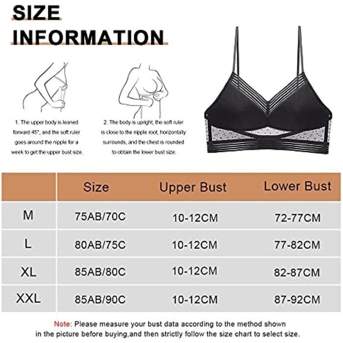 Soutien-gorge femme - Invisible - Dos nu - Décolleté profond ...
