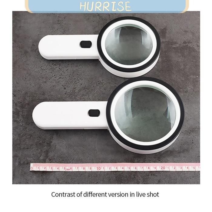 Tbest Loupe de poche 30X Handheld Magnifier High Definition With 13X ...