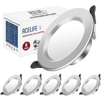 Lot de 3 Spot Encastrable LED Downlight Panel Extra-Plat 7W Blanc Neutre 4200-4500K - Cdiscount ...