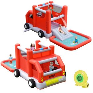 Toboggan gonflable piscine hors sol - Cdiscount