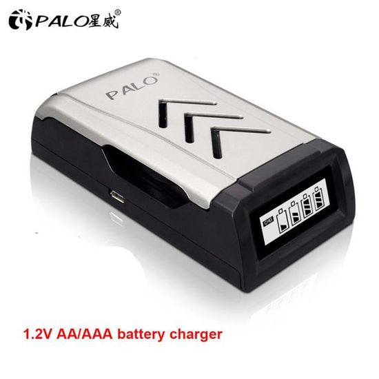 Chargeur de batterie rechargeable 1.2V AA AAA - LCD USB intelligent - USB - Cdiscount Auto