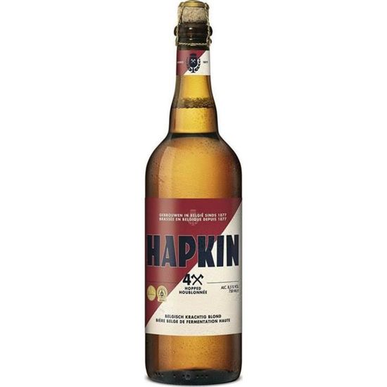 Hapkin Bière blonde 4 hopped houblonnée 8.5% 75 cl 8.5%vol. - La cave Cdiscount