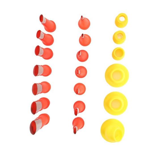 Qiilu 20Pcs Kit Complet de Finition de Calfeutrage avec Embouts en ...