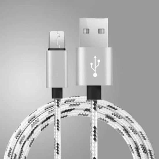Câble micro USB pour recharge rapide et transfert de données,cordon de ...