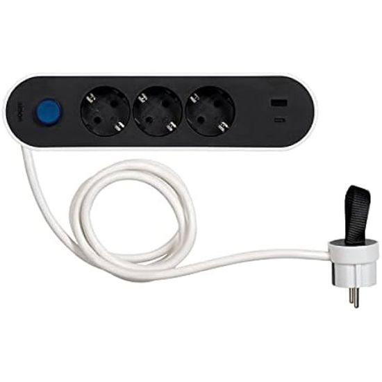 Prise multiple - SIMON - Simon Plug 3 Prises + 2 USB - Charge rapide ...