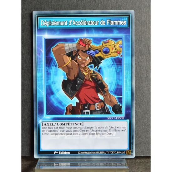 Carte YU-GI-OH SGX1-FRS08 Blaze Accelerator Deployment (Skill) NEUF FR ...