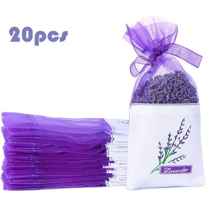 SAC PROTECTION - SACHET PLASTIQUE 20PCS Sachets Lavande Sachets ...
