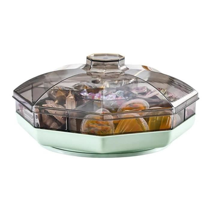 Plat de fruits,plateau de fruit sec,Plateau à Bonbons Rotatif avec ...