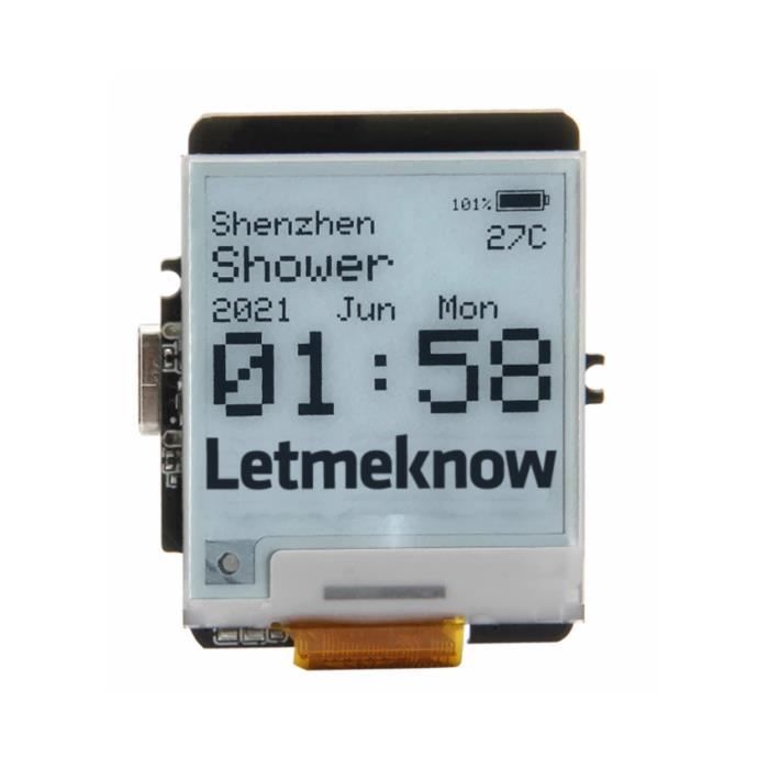 LILYGO TTGO Wrist-E-Paper ESP32 – Carte de développement sans fil ... LILYGO TTGO Wrist-E-Paper ESP32 – Carte de développement sans fil ...