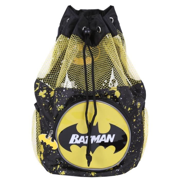Sac à dos Batman DC Comics - Noir et Jaune - Layette Scolaire ...