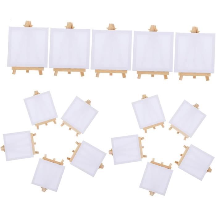 15 Ensembles Mini-Cadre Chevalet Support De Peinture Pour Toile ...