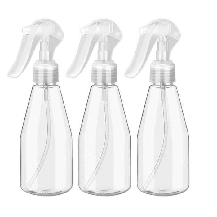 200ML Vaporisateur Vide 3PCS Bouteille de Pulverisation Flacon Spray Bouteilles Plastique Transparent Spray Vide pour Coiffure Cdiscount Au quotidien